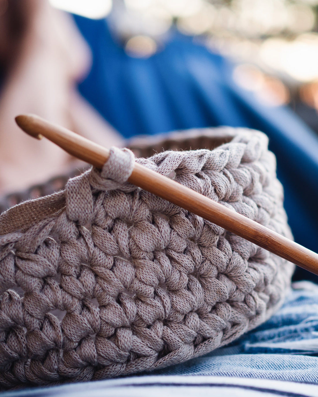 Virkad korg - Virka din egen korg - MYO Make Your Own