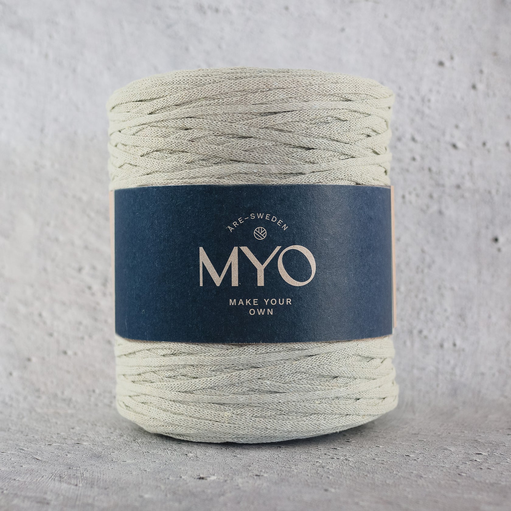 EKO Mini 1000g - Återvunnet bandgarn för virkning – MYO Make Your Own