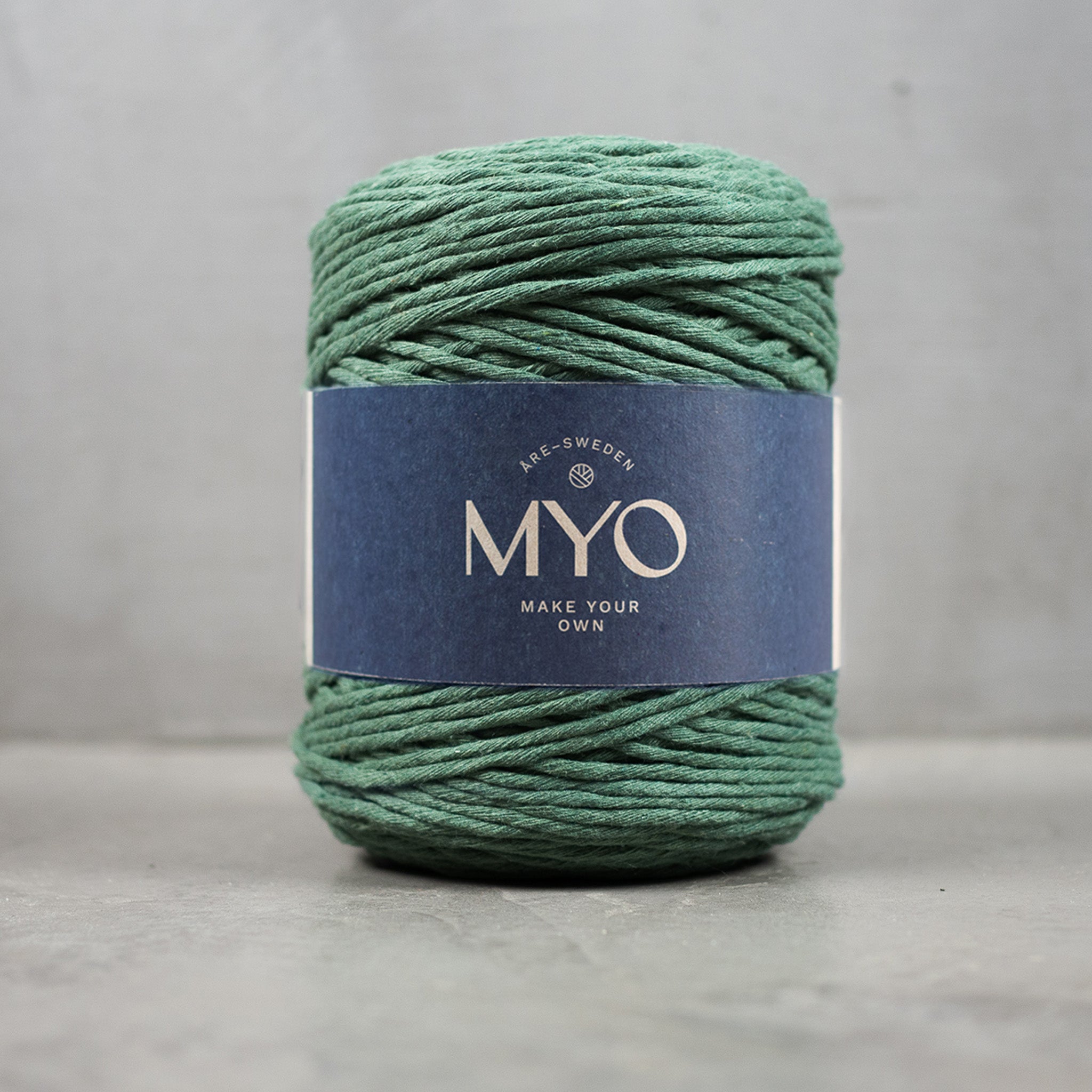 EKO Macramé Single Twisted 4mm | 700g | Garn för makramé – MYO Make Your Own