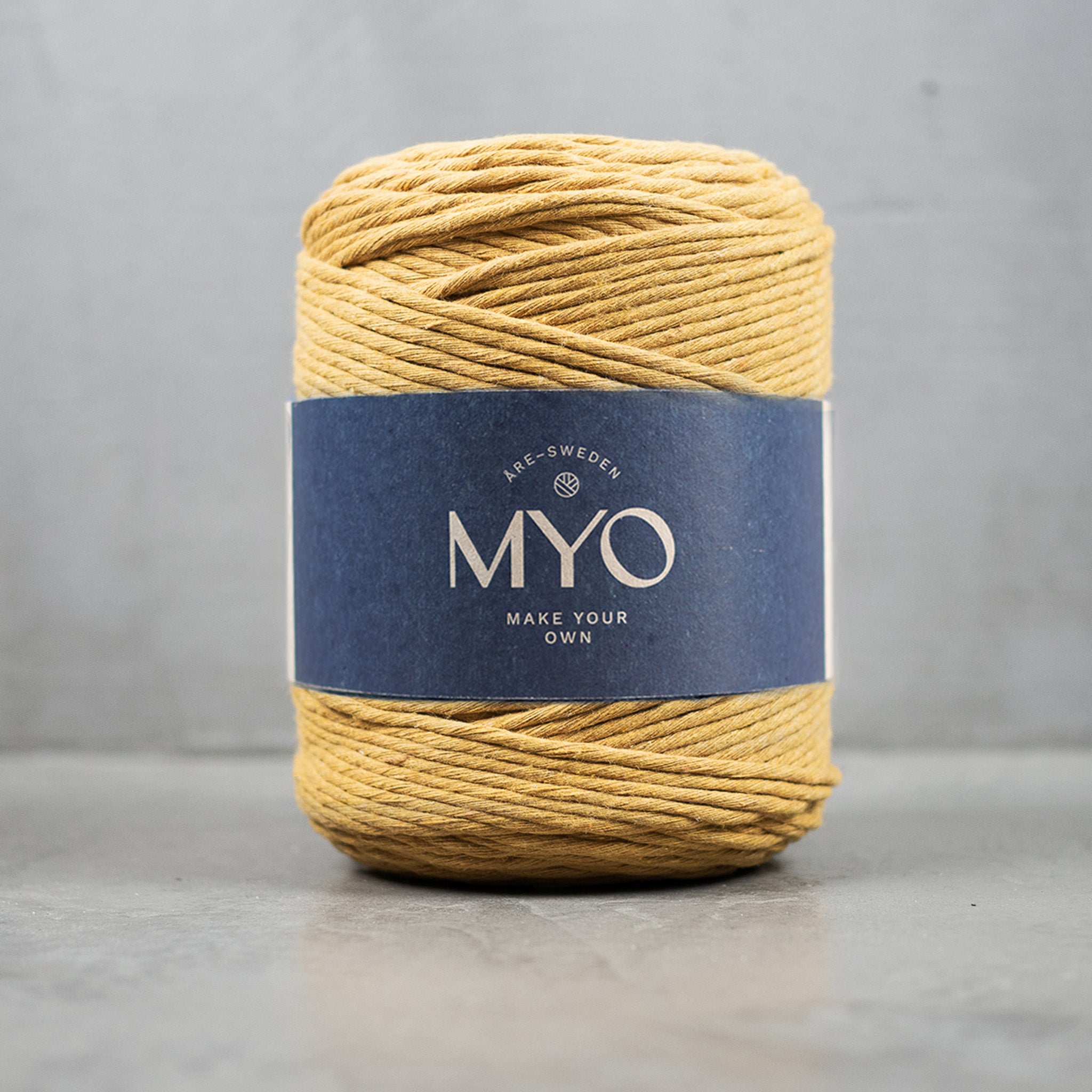 EKO Macramé Single Twisted 4mm | 700g | Garn för makramé – MYO Make Your Own