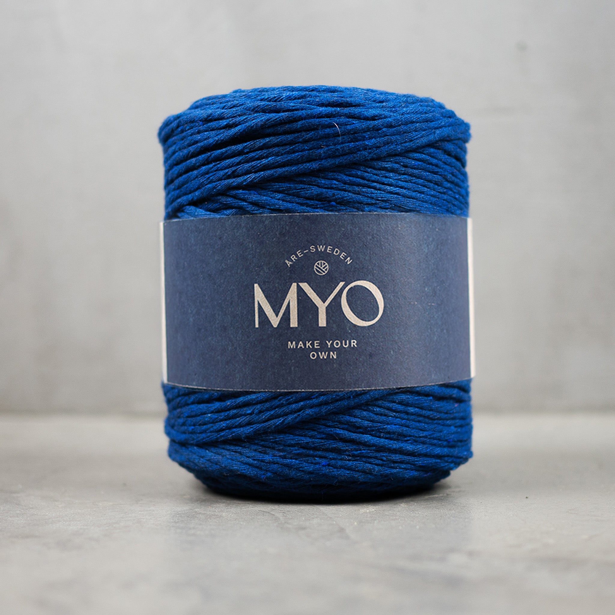 EKO Macramé Single Twisted 4mm | 700g | Garn för makramé – MYO Make Your Own
